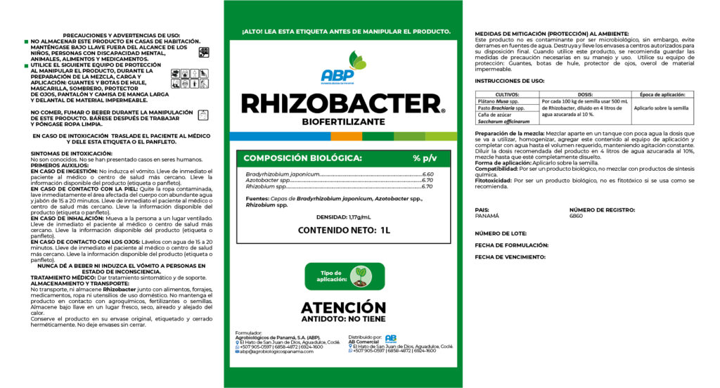 RHIZOBACTER 10 SC – AgroBiologicos de Panama – BioInsecticidas ...